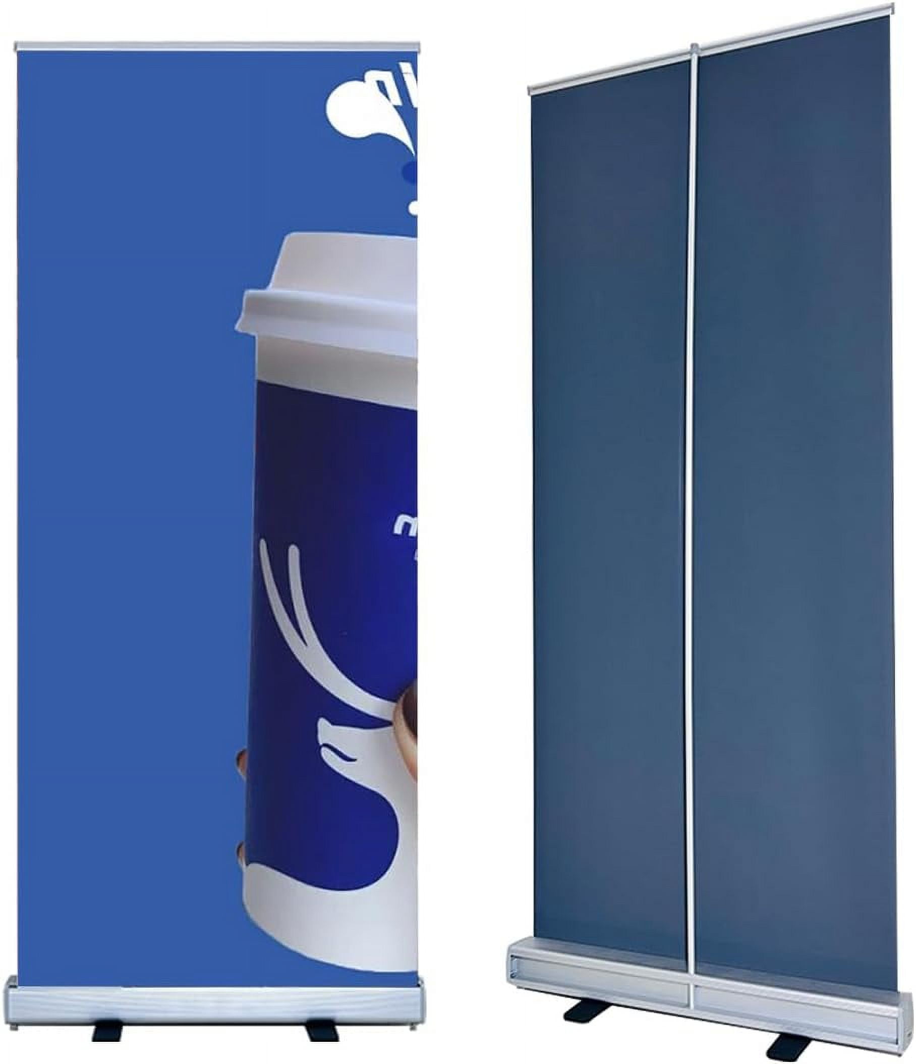 Heavy-Duty 40''x 72'' Retractable Banner Stand Roll Up Banner Stand ...