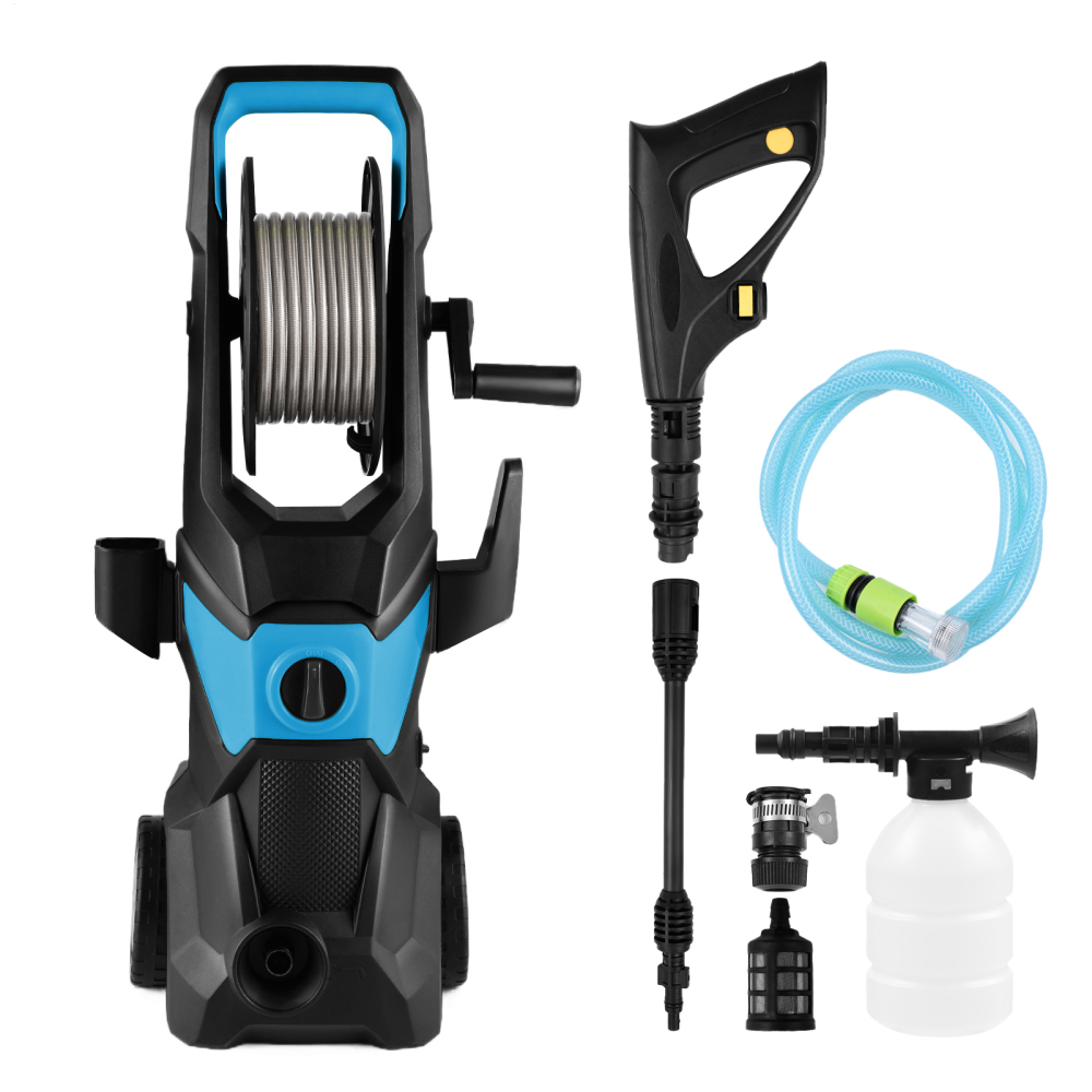 Heavy-Duty 4000 PSI Electric Power Washer, 33ft Hose for Patio Cleaning ...