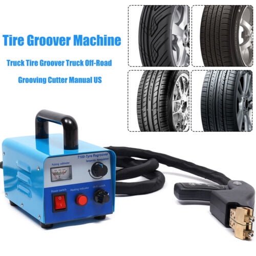 Heavy Duty 400W Truck Tire Groover Rubber Regroover Cutter Grooving ...