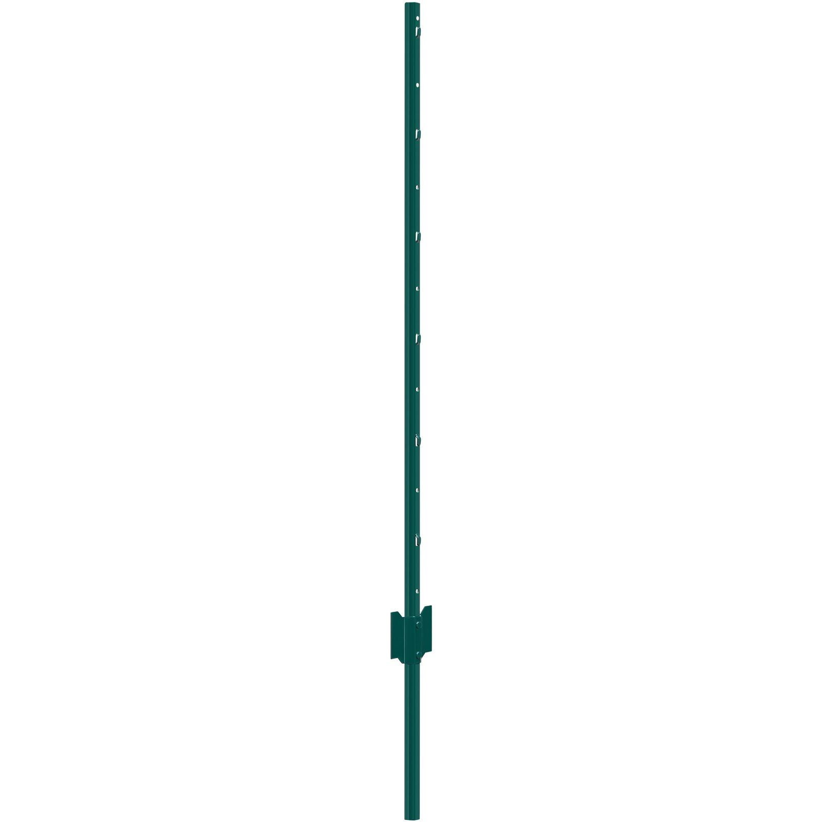Heavy Duty 4FT Green Metal T-Post Fence Posts - 10 Pack for Farm ...
