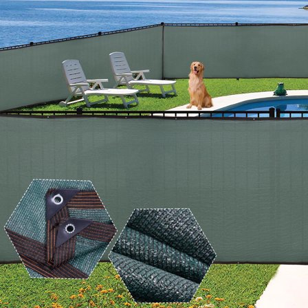 Heavy-Duty Privacy Screen Fence Cover – Outdoor Barrier with 90% Sight ...