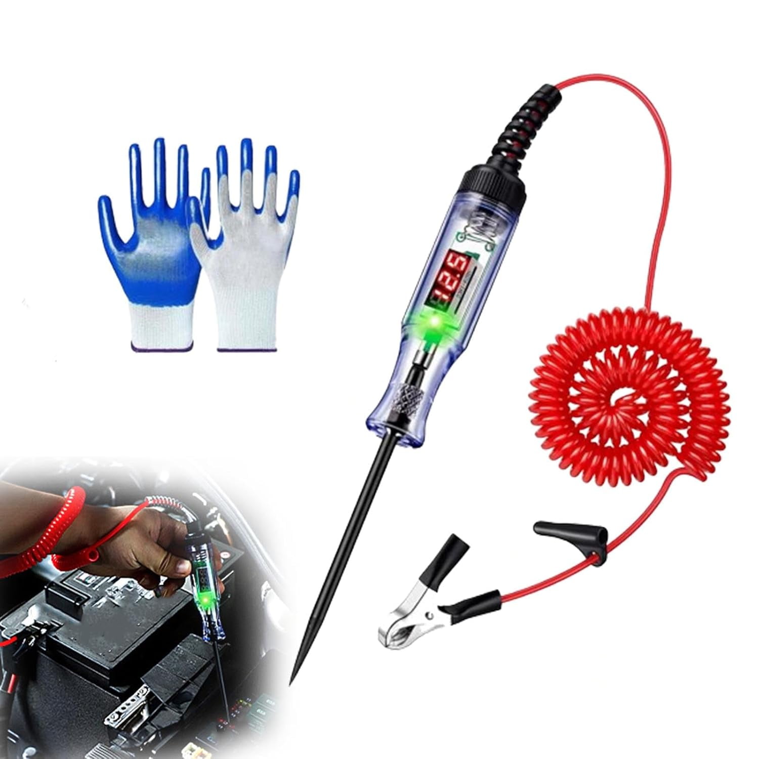 Heavy Duty 5-90v Digital LED Circuit Tester, Automotive Circuit Breaker ...