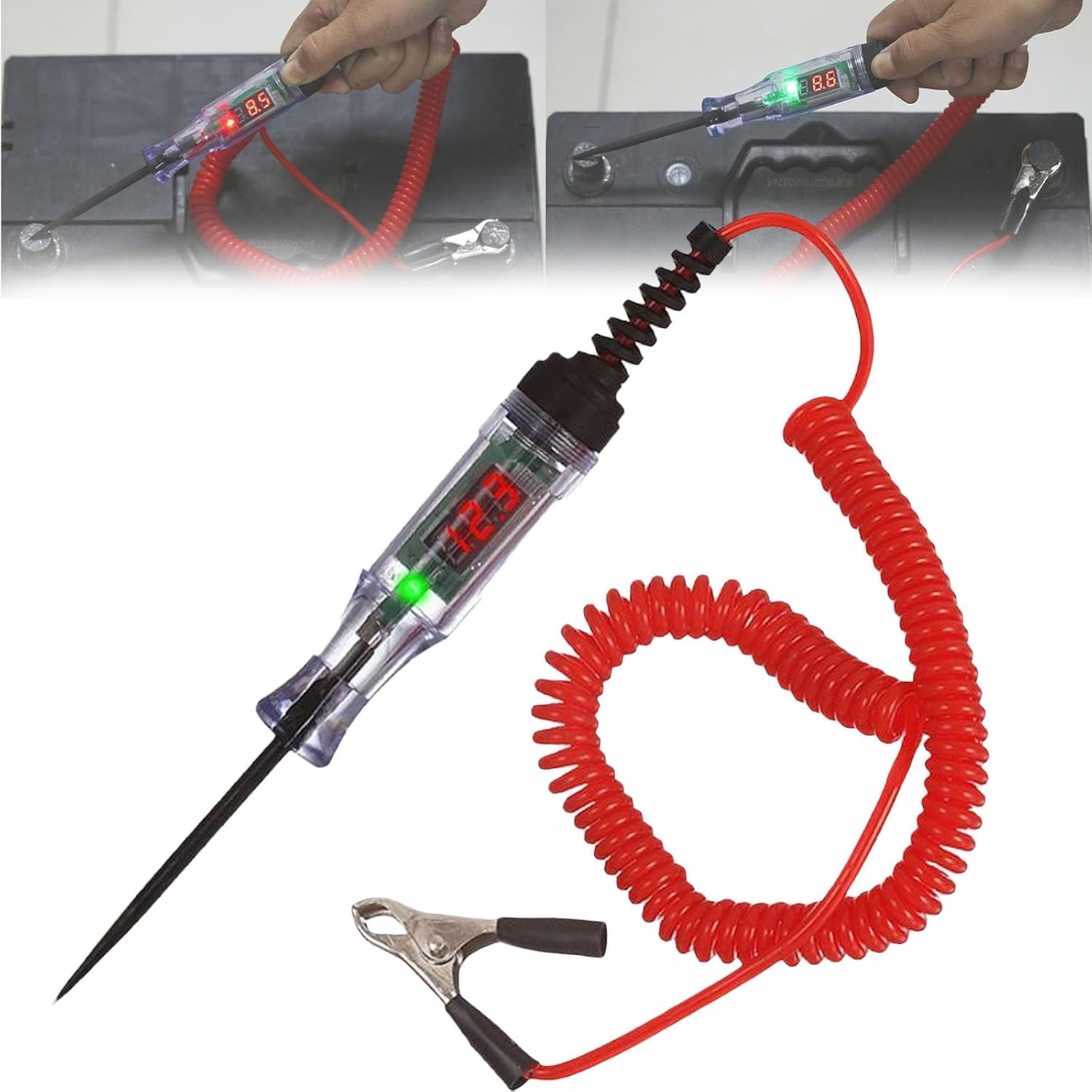 Heavy Duty 5-90v Digital LED Circuit Tester, Probador De Corriente ...