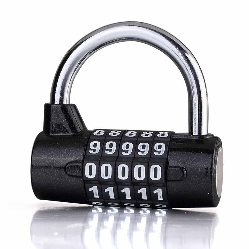 Heavy-Duty 5-Digit Combination Lock for Gym Lockers, Cabinets, and ...