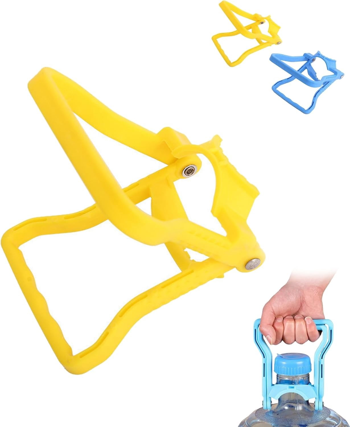 Heavy-Duty 5 Gallon Water Bottle Handle – Dual-Mode Single or Two ...