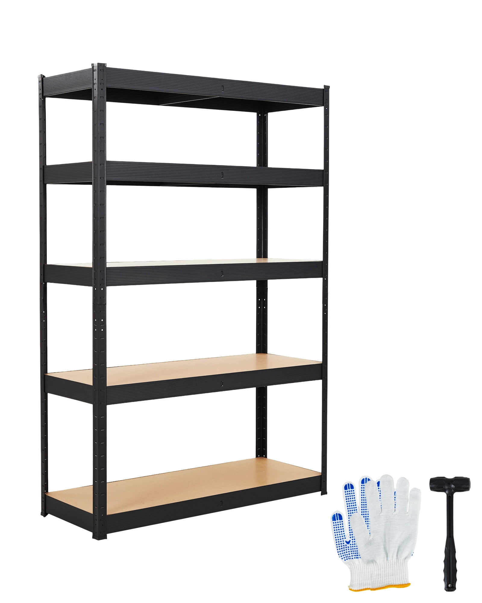 Heavy-Duty 5-Tier Garage Shelving Unit - 2500 lbs Capacity, Adjustable ...