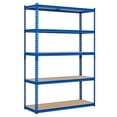 Heavy Duty 5-Tier Garage Storage Rack, Adjustable Metal Shelf, 2500 lbs ...