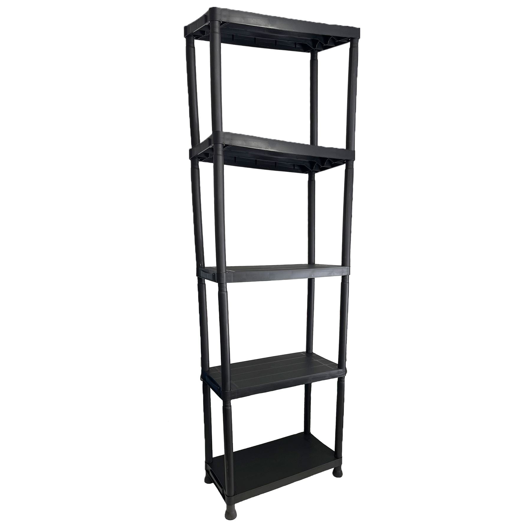 Heavy Duty 5 Tier Plastic Shelving Shelf Unit Home Office Storage 171 x ...