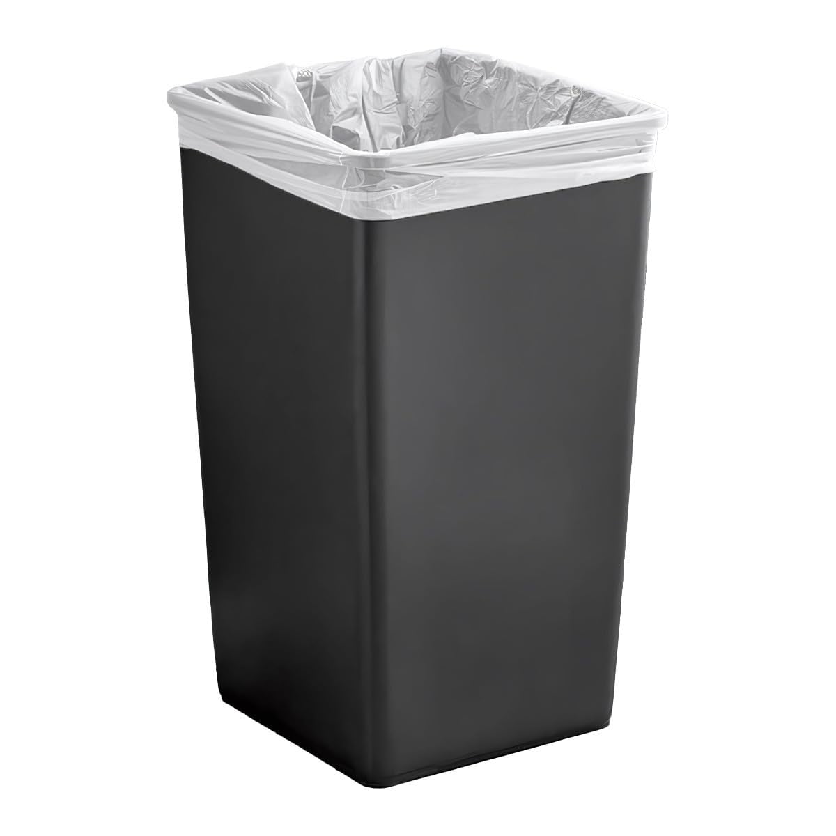 Heavy-Duty 50 Gallon Recycling Bin, Square Trash Can, Commercial ...