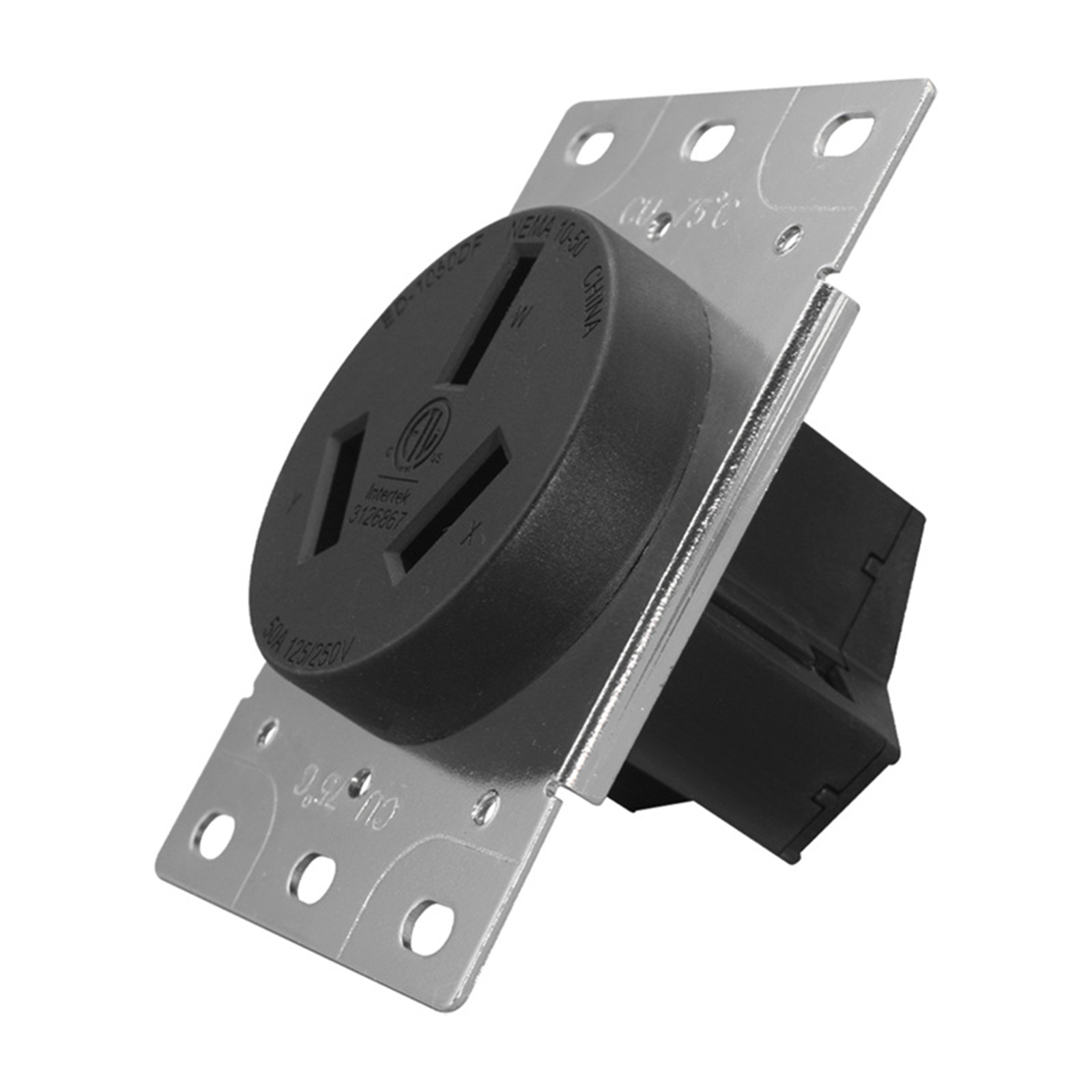 Heavy Duty 50A 125V/250V == 10 50P Outlet With Corrosions Resistant ...