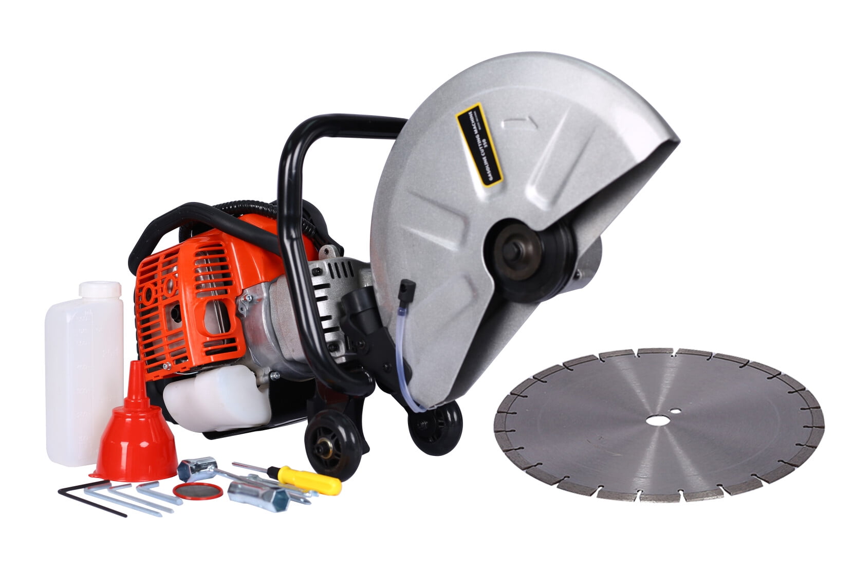 Heavy Duty 52cc 2-Stroke Gas Powered Cut Off Saw with 14-Inch Diamond ...