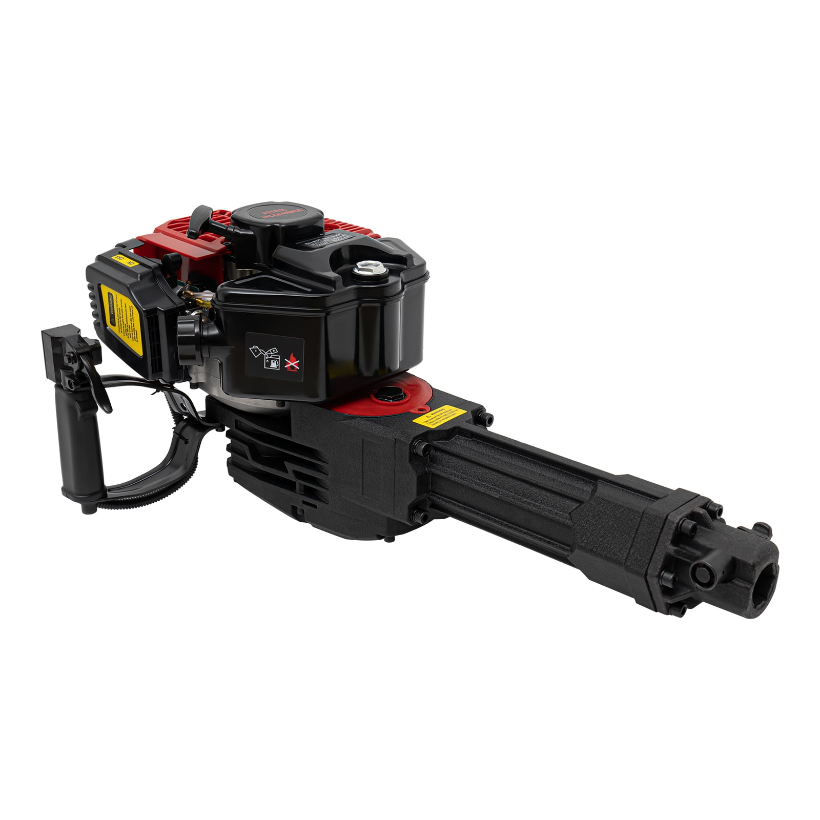 Heavy-Duty 52cc Post Hole Digger, 1900W, Gasoline Powered, Manual Start ...