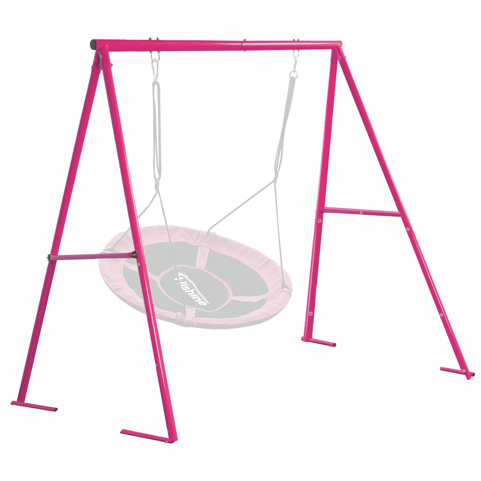 Heavy-Duty 550lb Capacity Outdoor Swing Stand, 71" Tall Steel Frame ...