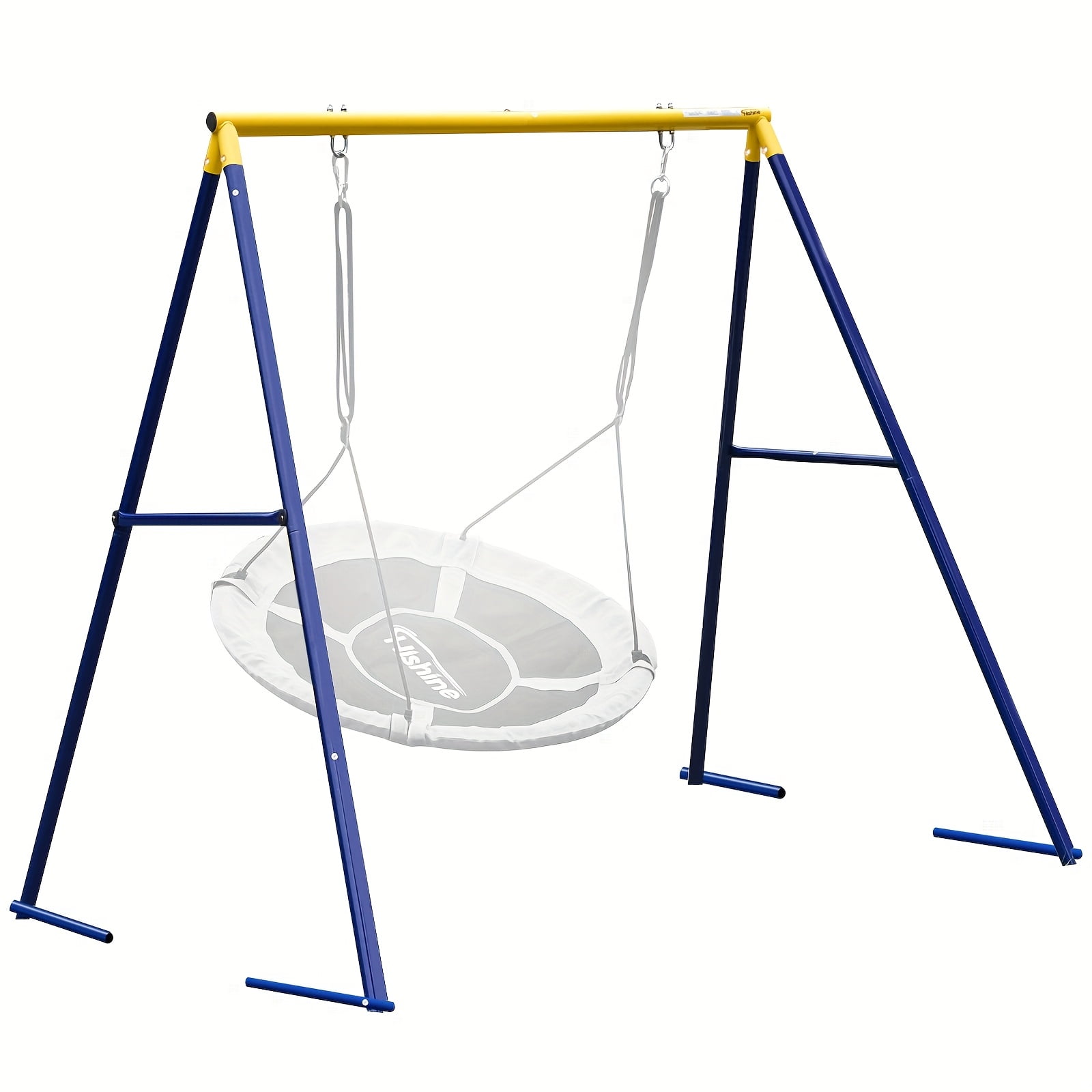 Heavy-Duty 550lb Capacity Outdoor Swing Stand, 71" Tall Steel Frame ...