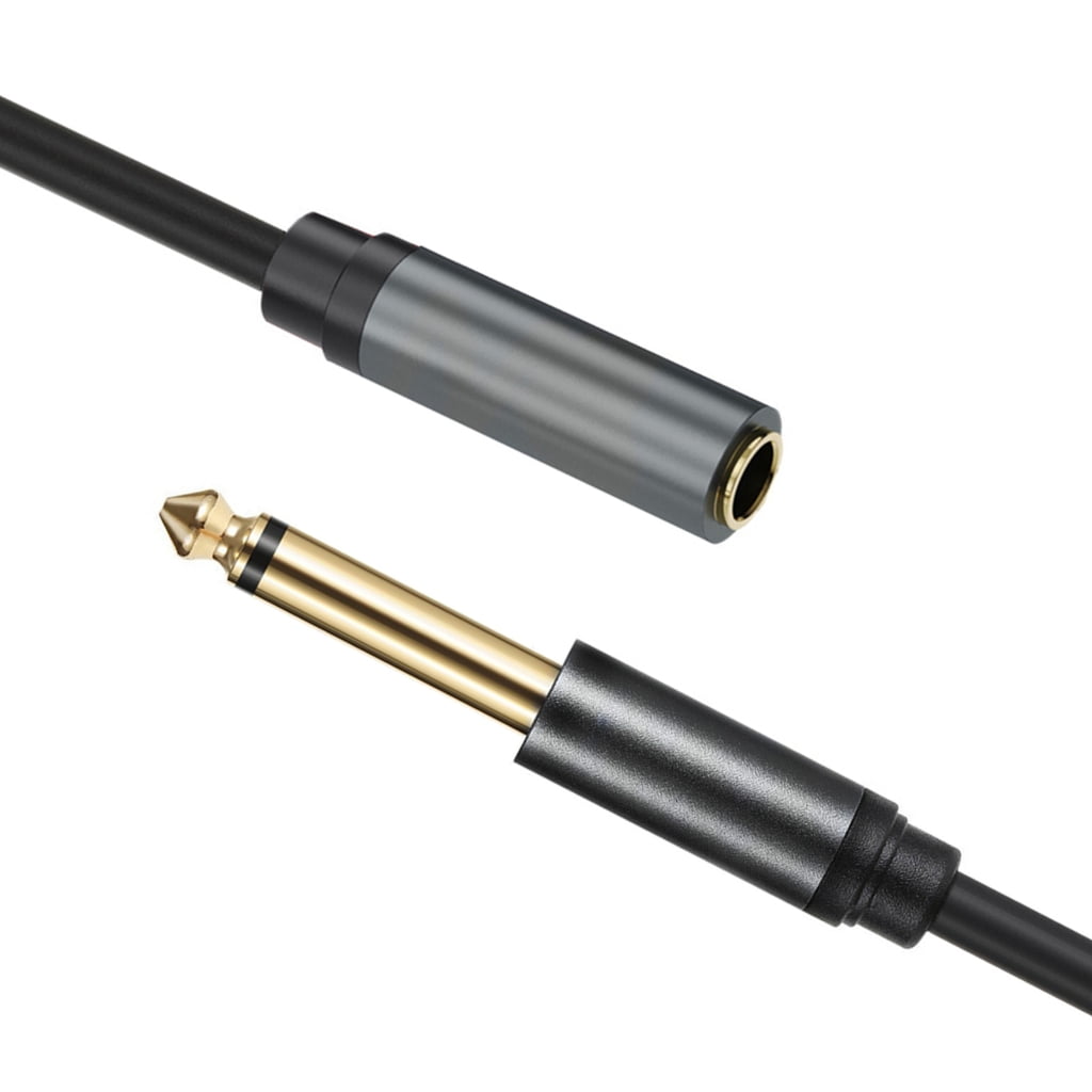 Heavy Duty 6.35mm to 3.5mm Extension Cable 1/4 to 3.5mm Adapter 1/4 ...