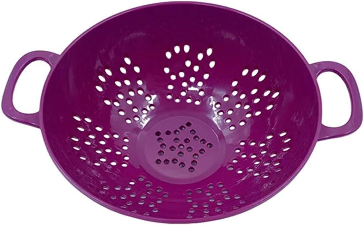 Heavy Duty 6 Inch Food Colander,Large Capacity Vegetable Strainer with ...