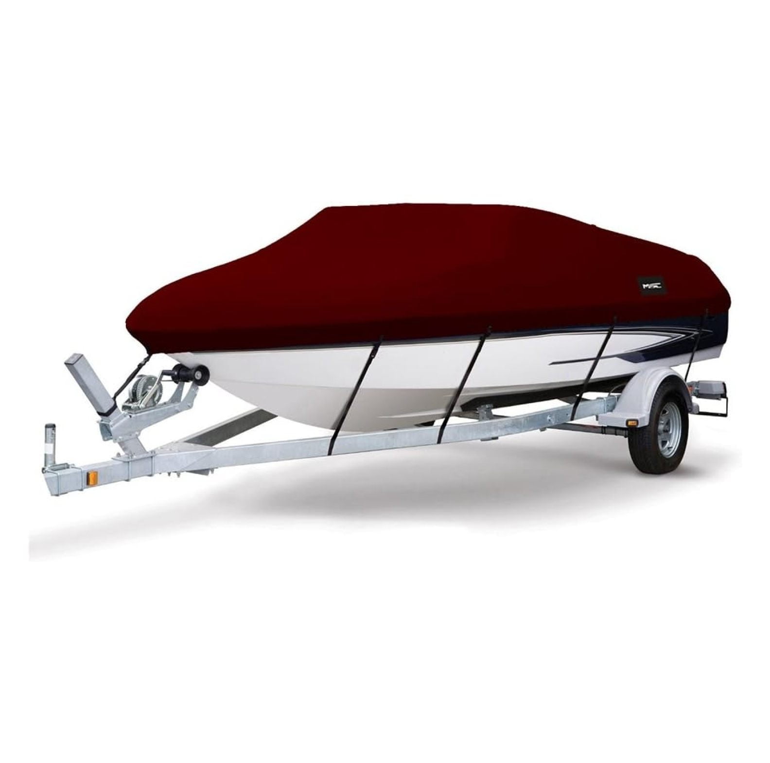 Heavy Duty 600D Marine Grade Polyester Canvas Trailerable Waterproof ...