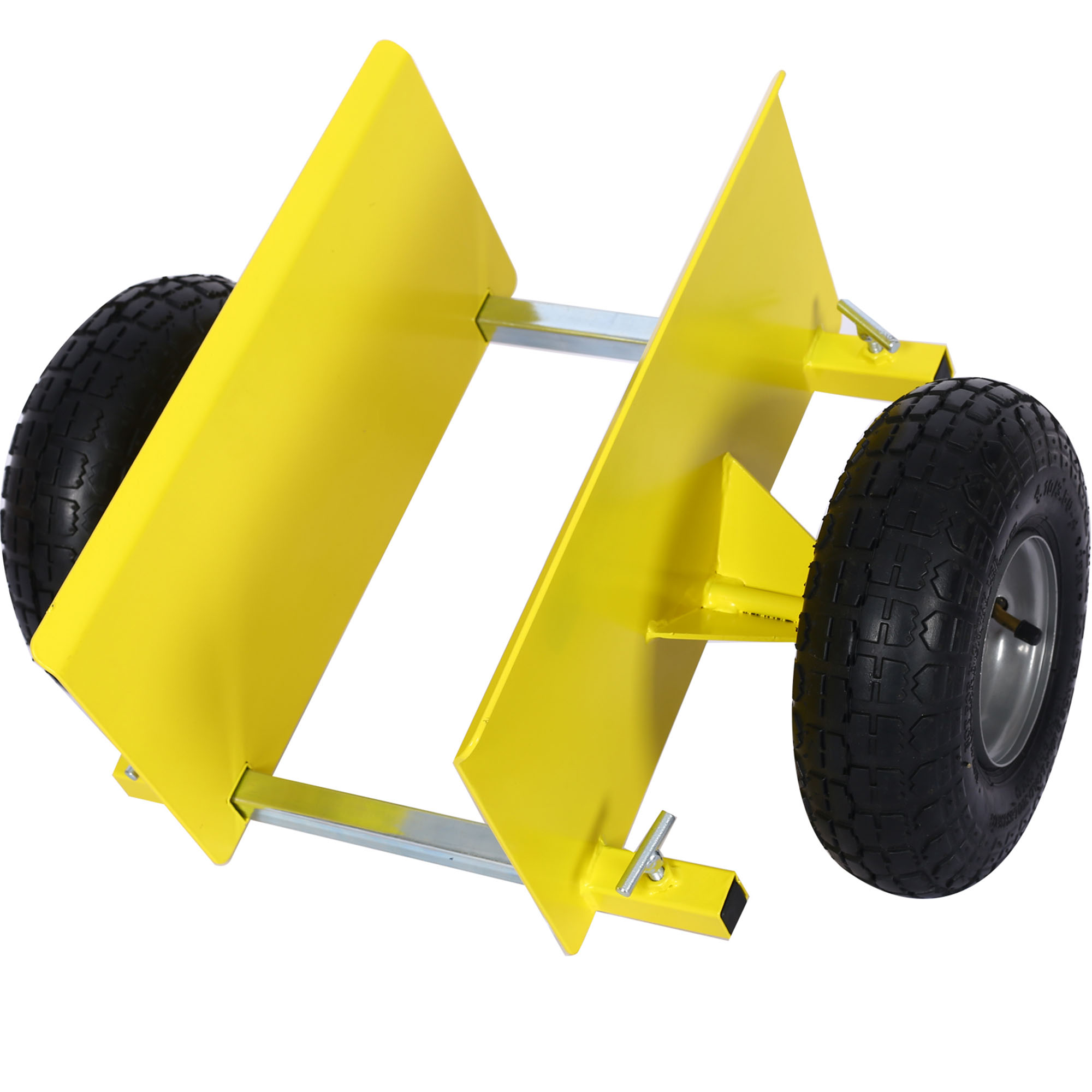 Heavy-Duty 600lb Capacity Dolly with Black Alloy Steel and 10in ...