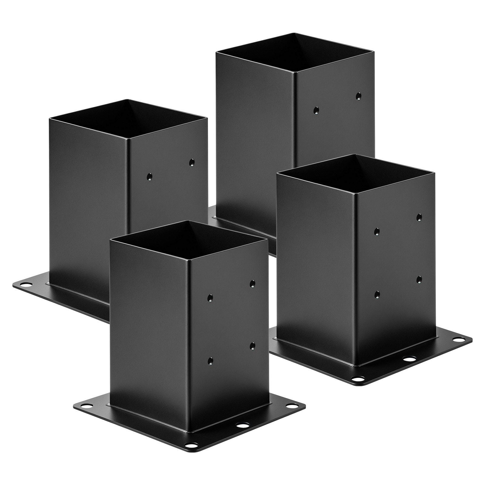 Heavy Duty 6x6 Post Base Bracket (4 Pack) – 5.6"x5.6" Inner Size for ...