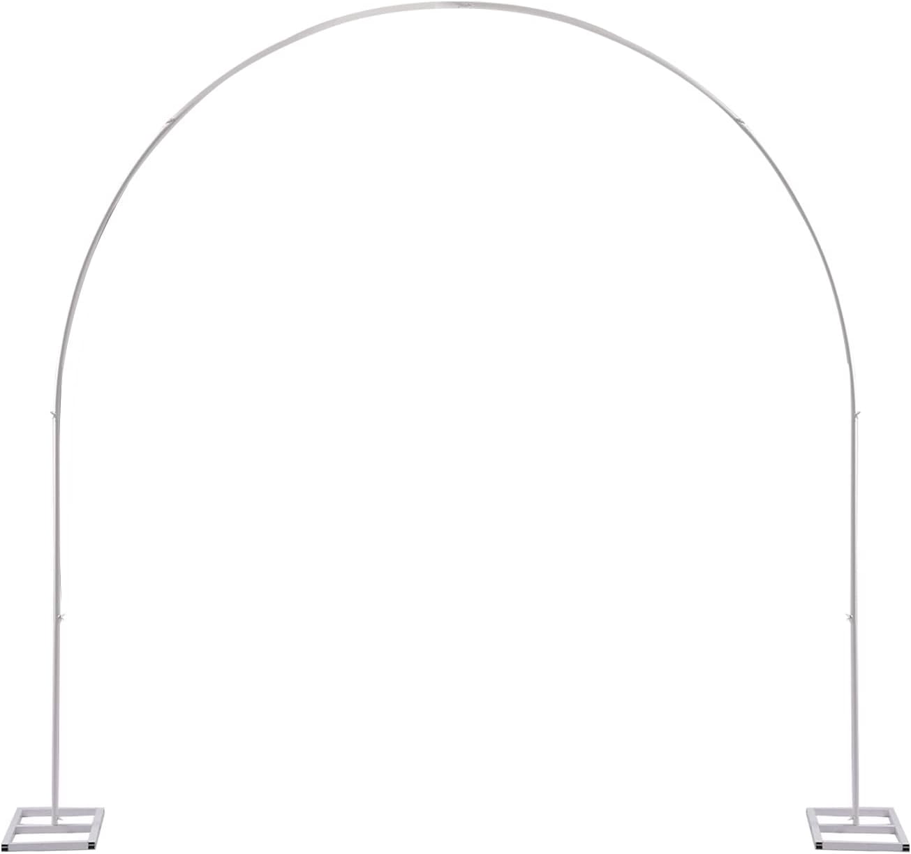 Heavy Duty 7.5ft Metal Wedding Arch, Flower Arch Stand Party Decoration ...