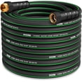 Heavy Duty 70ft Black and Green Flexible Garden Hose with Kink ...