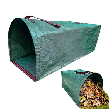 3 Pack 72 Gallons Reusable Yard Waste Bags with Lid Extra Large Lawn ...