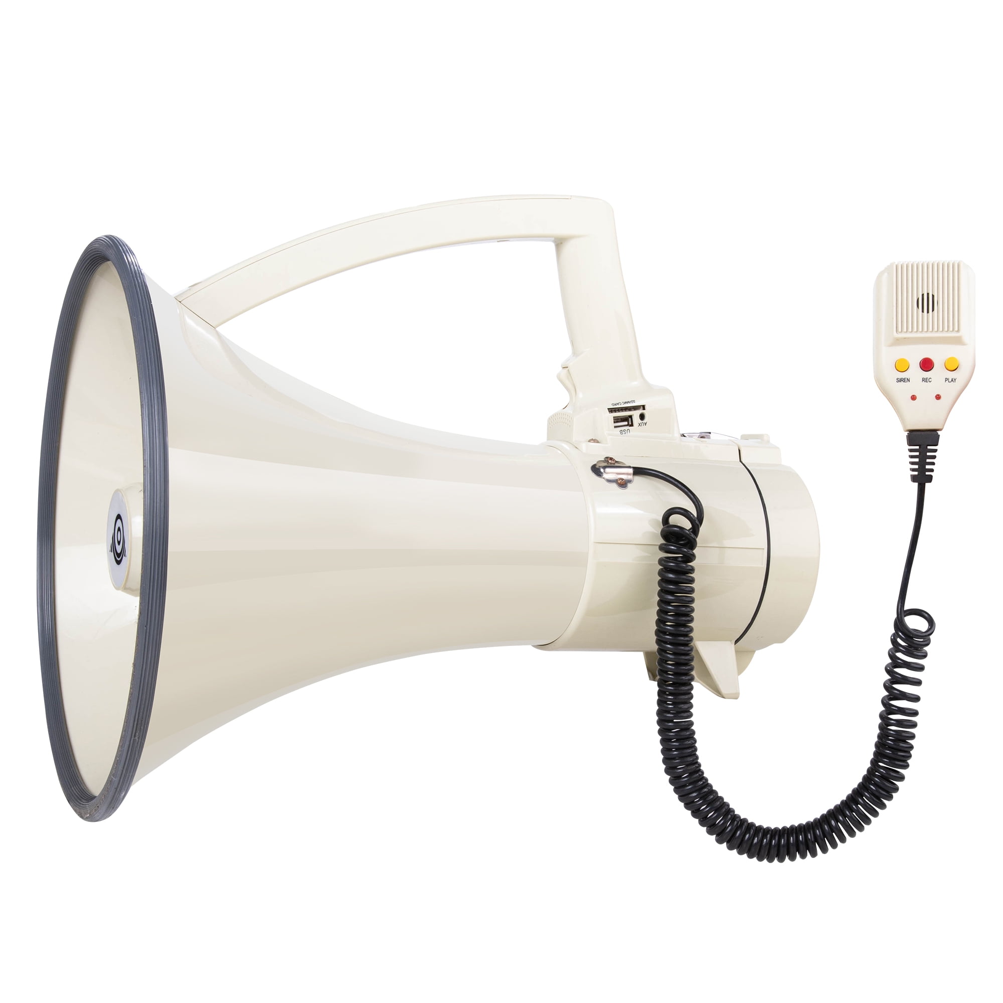 My Mealivos 75W Heavy PA Bullhorn Megaphone Speaker, Adjustable Volume ...