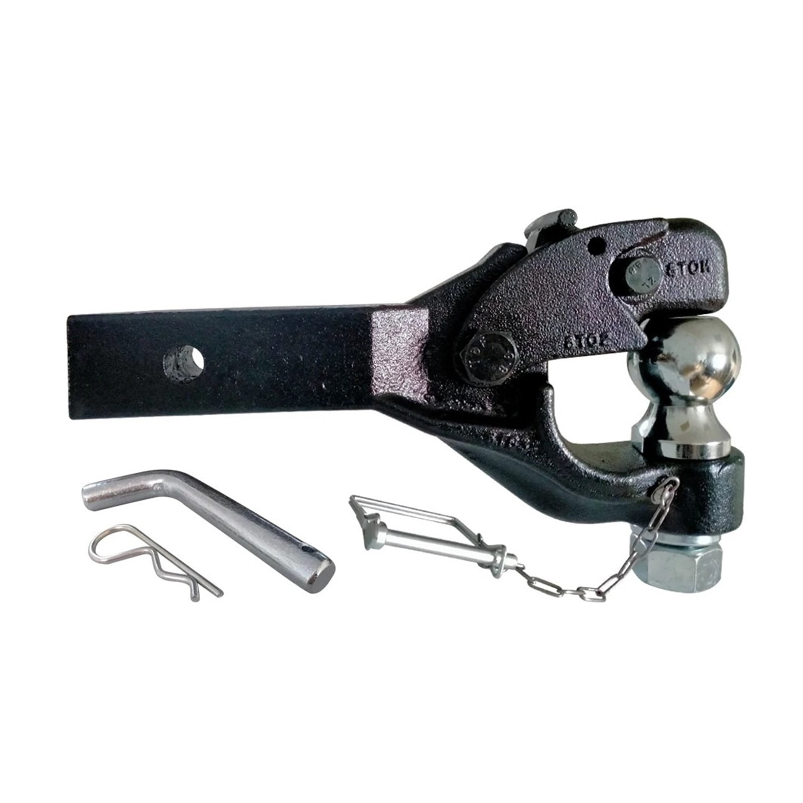 Heavy Duty 8 Ton Ball Combo Pintle,Tow Hook,Receiver Arm Hitch Towing ...