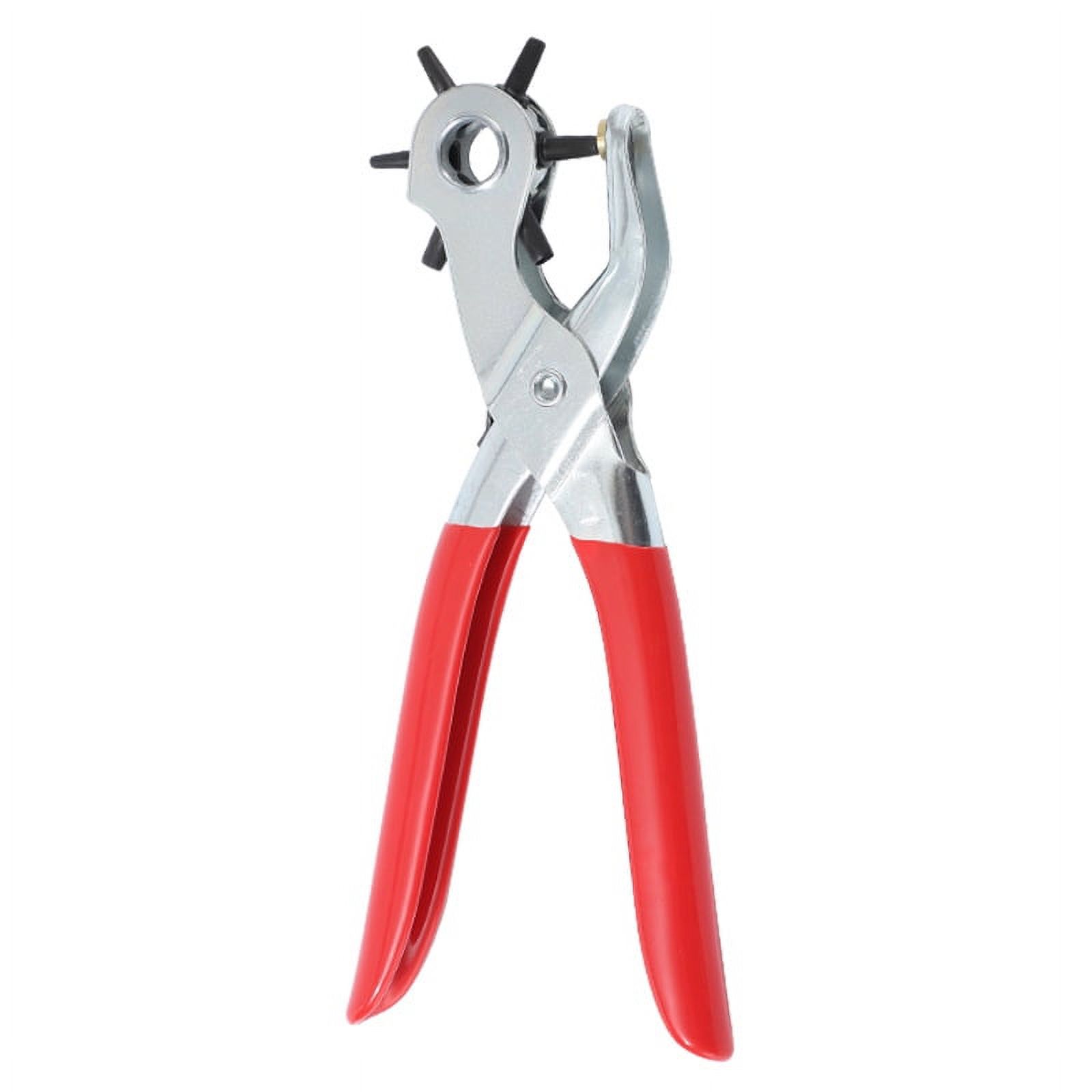 Cablevantage 6 Sized 9" Heavy Duty Leather Hole Punch Hand Plier Belt ...