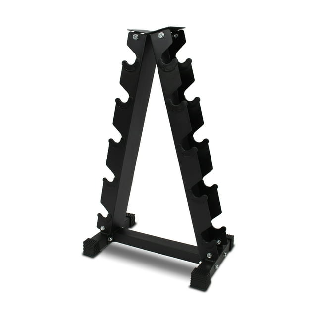 Heavy Duty A-Frame Dumbbell Rack Stand 5 Tier Weight Rack for Dumbbells ...