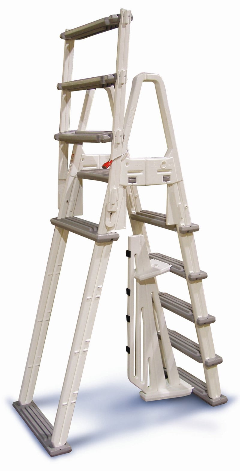 Heavy Duty A-frame Pool Ladder - Walmart.com