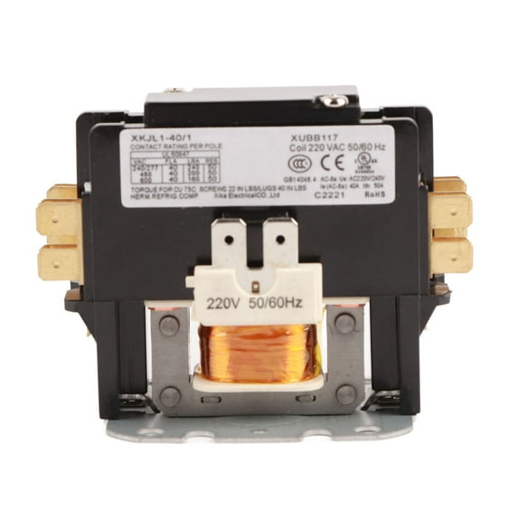 Heavy Duty AC Contactor Pa66 Thermosetting Plastic Air Conditioner ...