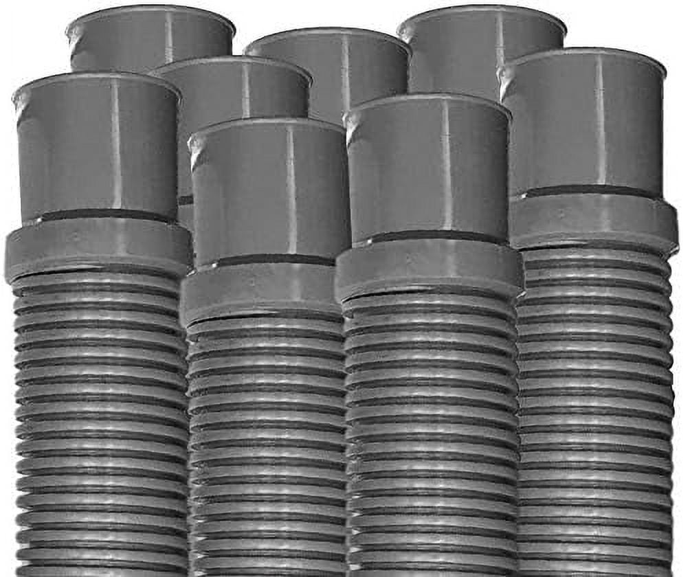 Heavy Duty Above Ground Pool Hose, 1.25 Inch x 3 foot - 8 Pack ...