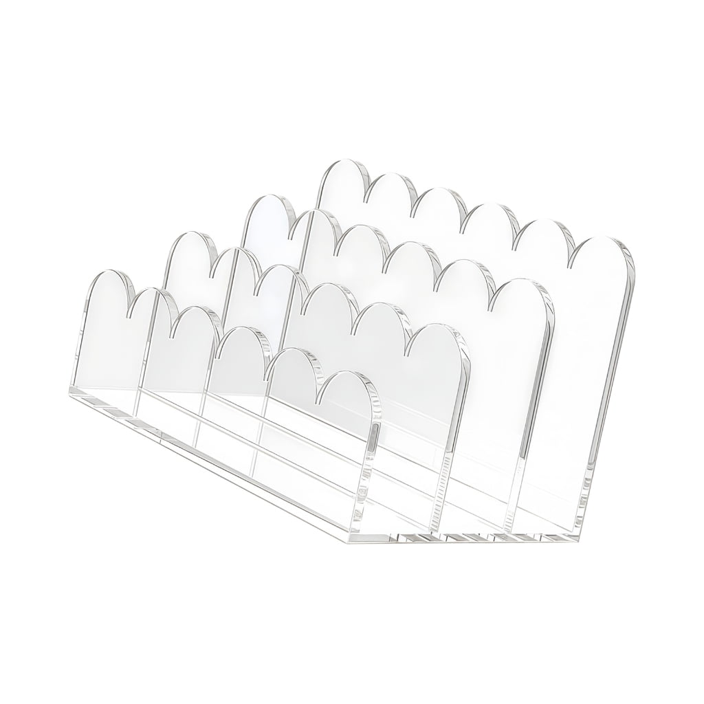 Heavy Duty Acrylic Desktop File Rack 3 Layer Vertical Storage For ...