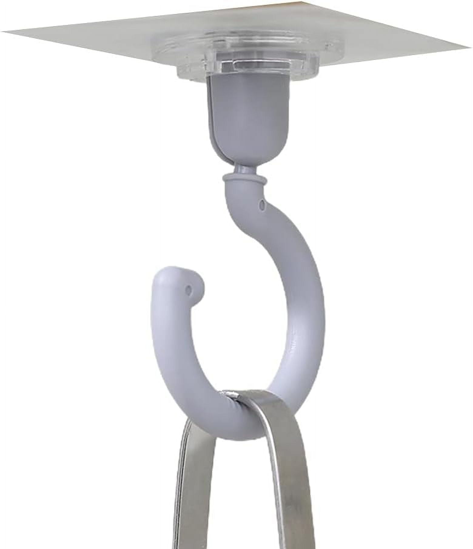 Heavy Duty Adhesive Hook, 360°Rotating Ceiling Adhesive Hook, Suitable ...
