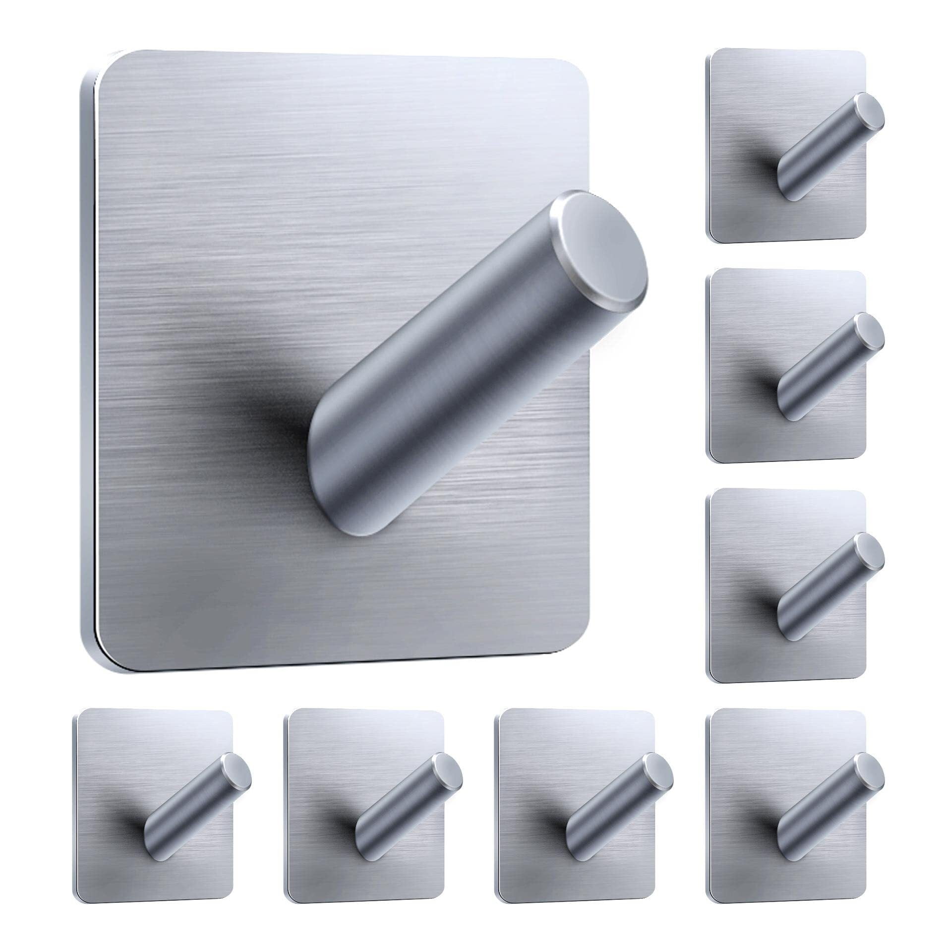 A Heavy Duty Adhesive Hooks, Bath Towel Hooks 16 Pack, Wall for ...