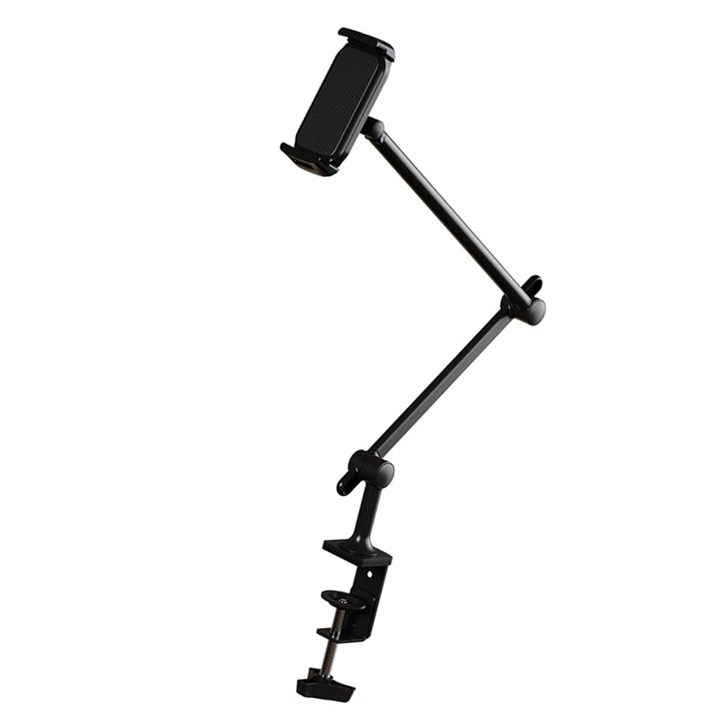 Heavy Duty Adjustable Desk Clamp Tablets Holder Mount For 4.7-12.9Inch ...