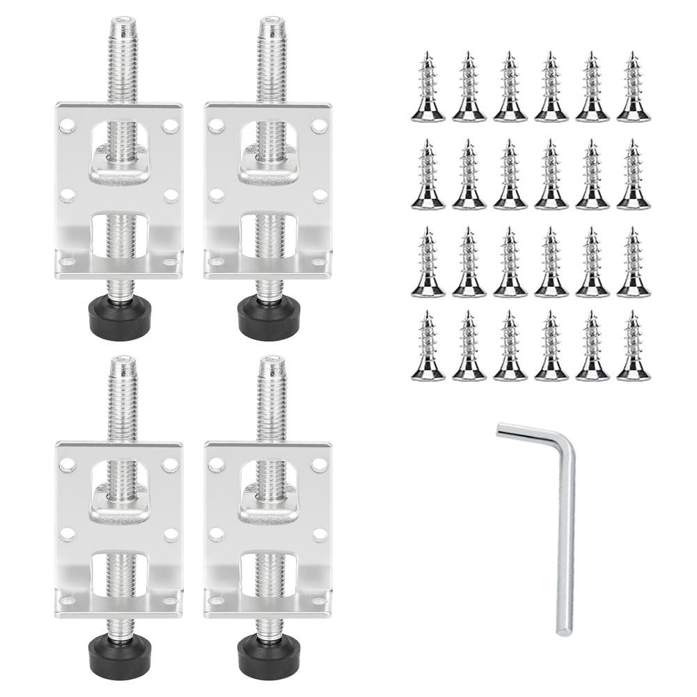 Heavy-Duty Adjustable Furniture Levelers: Stabilize Cabinets & Tables ...