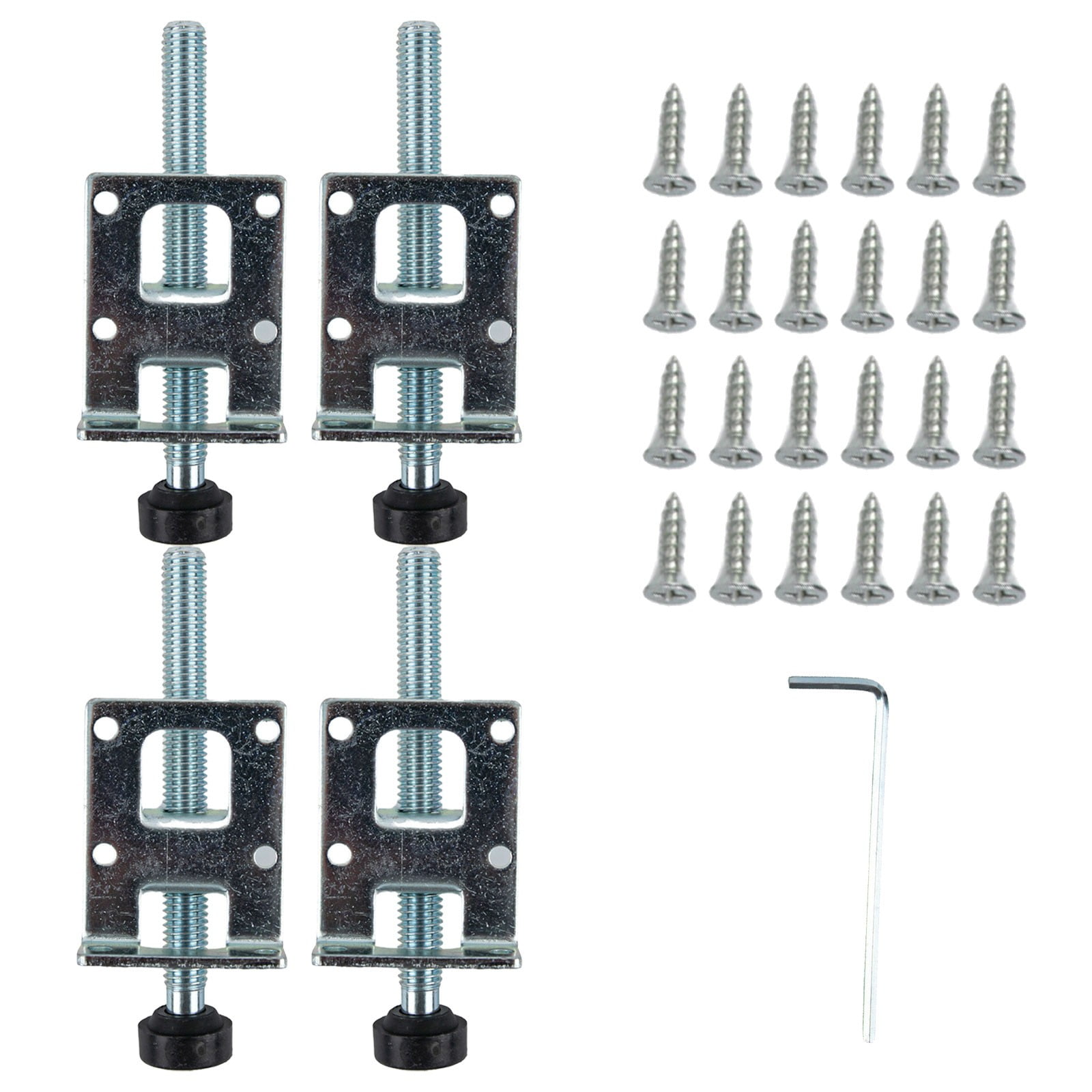 Heavy-Duty Adjustable Furniture Levelers: Stabilize Cabinets & Tables ...
