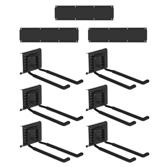 Heavy Duty Adjustable Garage Hooks Wall Mounted Tool Storage Organizers ...
