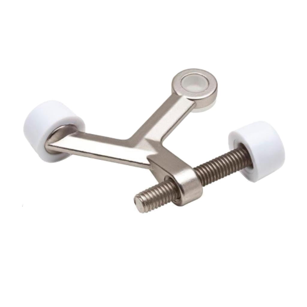 Heavy Duty Adjustable Hinge Pin Door Stopper Stop with Bumper Tip ...