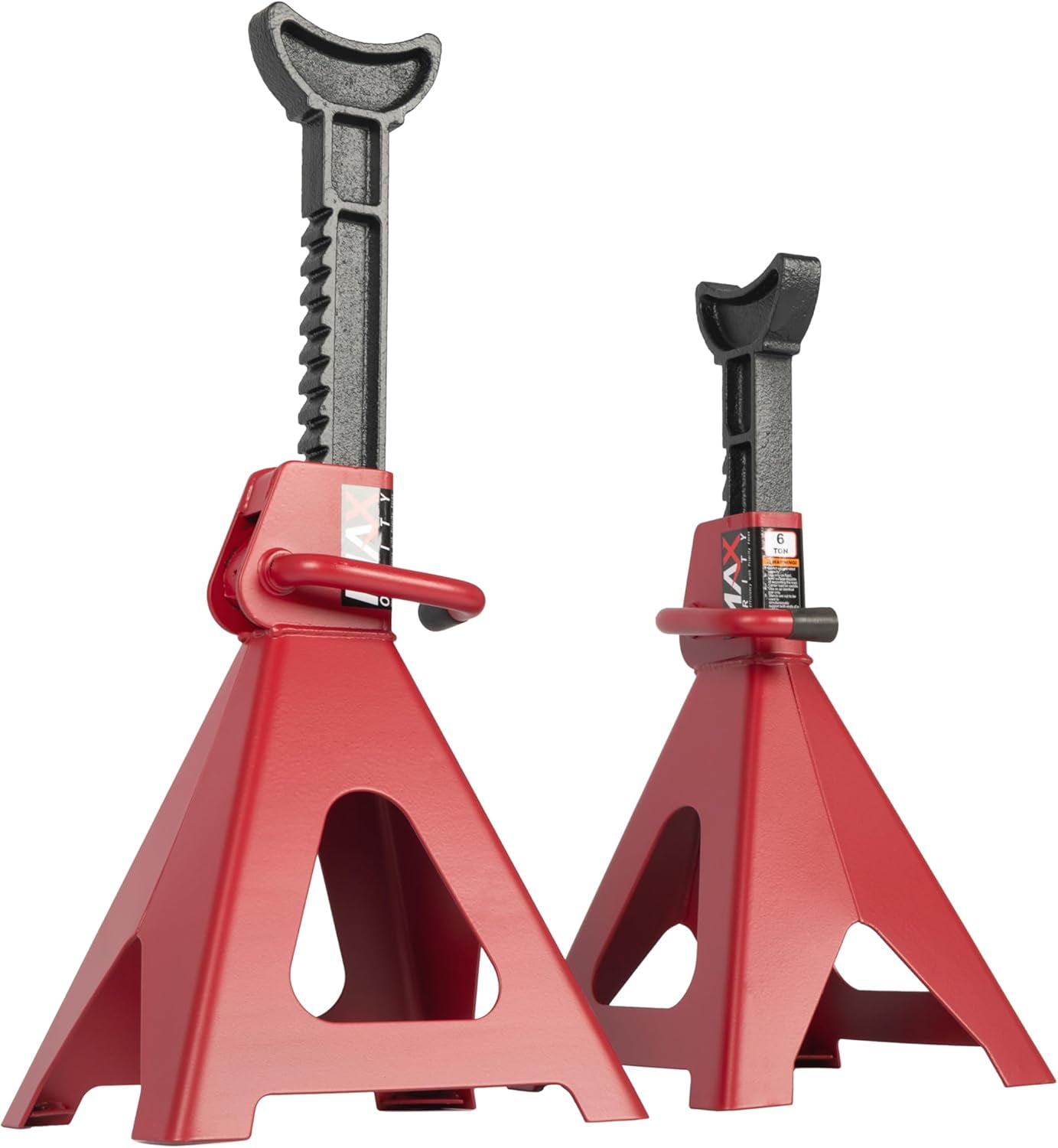 Heavy-Duty Adjustable Jack Stands for Cars, SUVs, and Light Duty Trucks, Tire Changes, Repairs ...