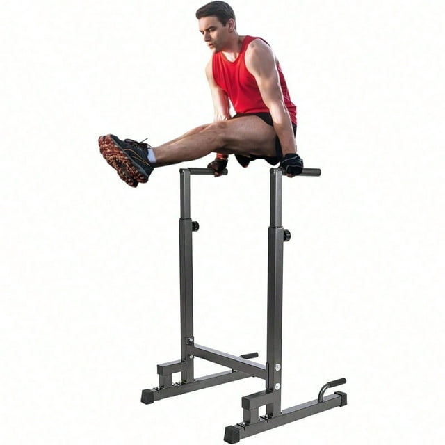 Heavy Duty Adjustable Power Tower Multi-Function Strength Training Dip ...