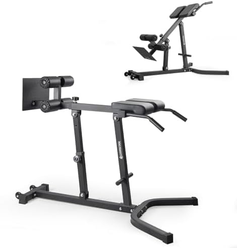 Heavy-Duty Adjustable Roman Chair - Back Extension Bench with Multiple ...