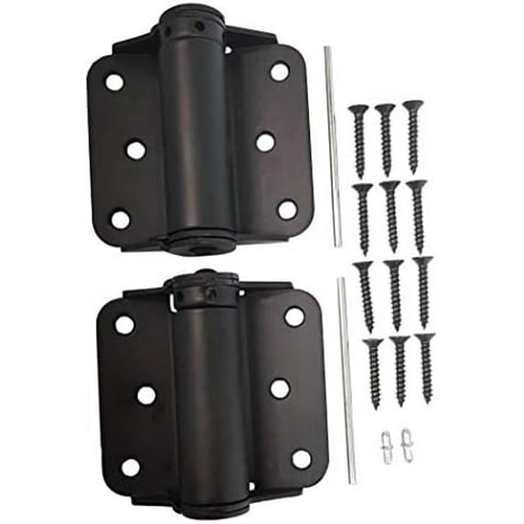Heavy Duty Adjustable Spring Hinge, Thicker, 3", Black,Made in Taiwan ...