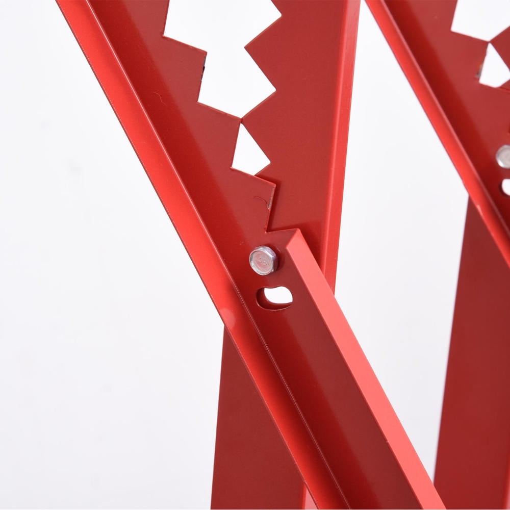 Heavy-Duty Adjustable Steel Log Cutting Stand - Portable Folding ...