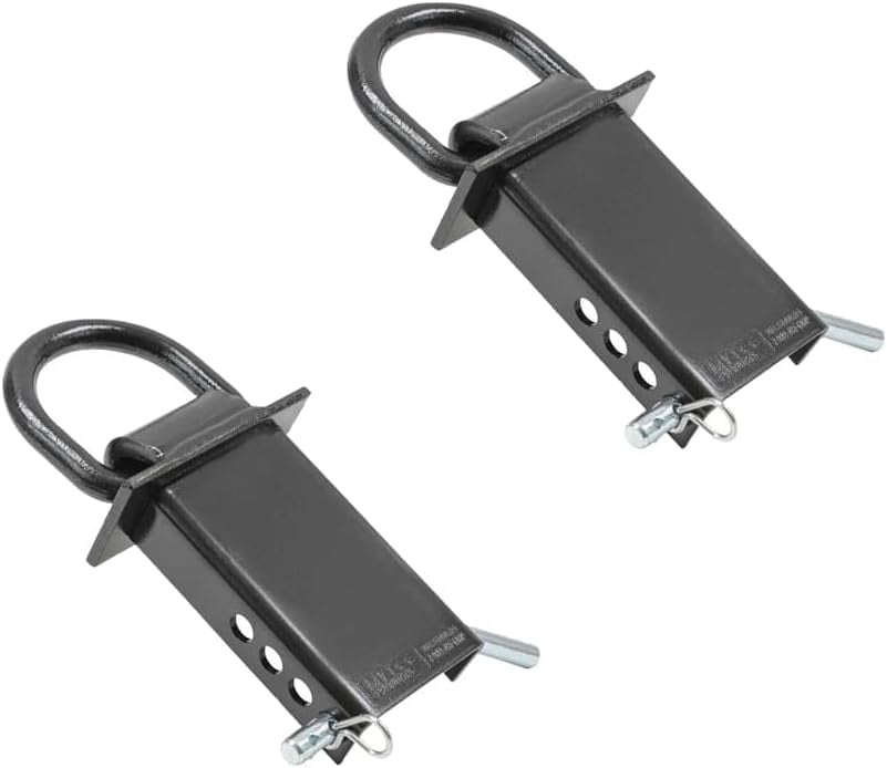 Heavy Duty Adjustable Trailer Stake Pocket D Ring w/ 1/2" Hitch Pin ...