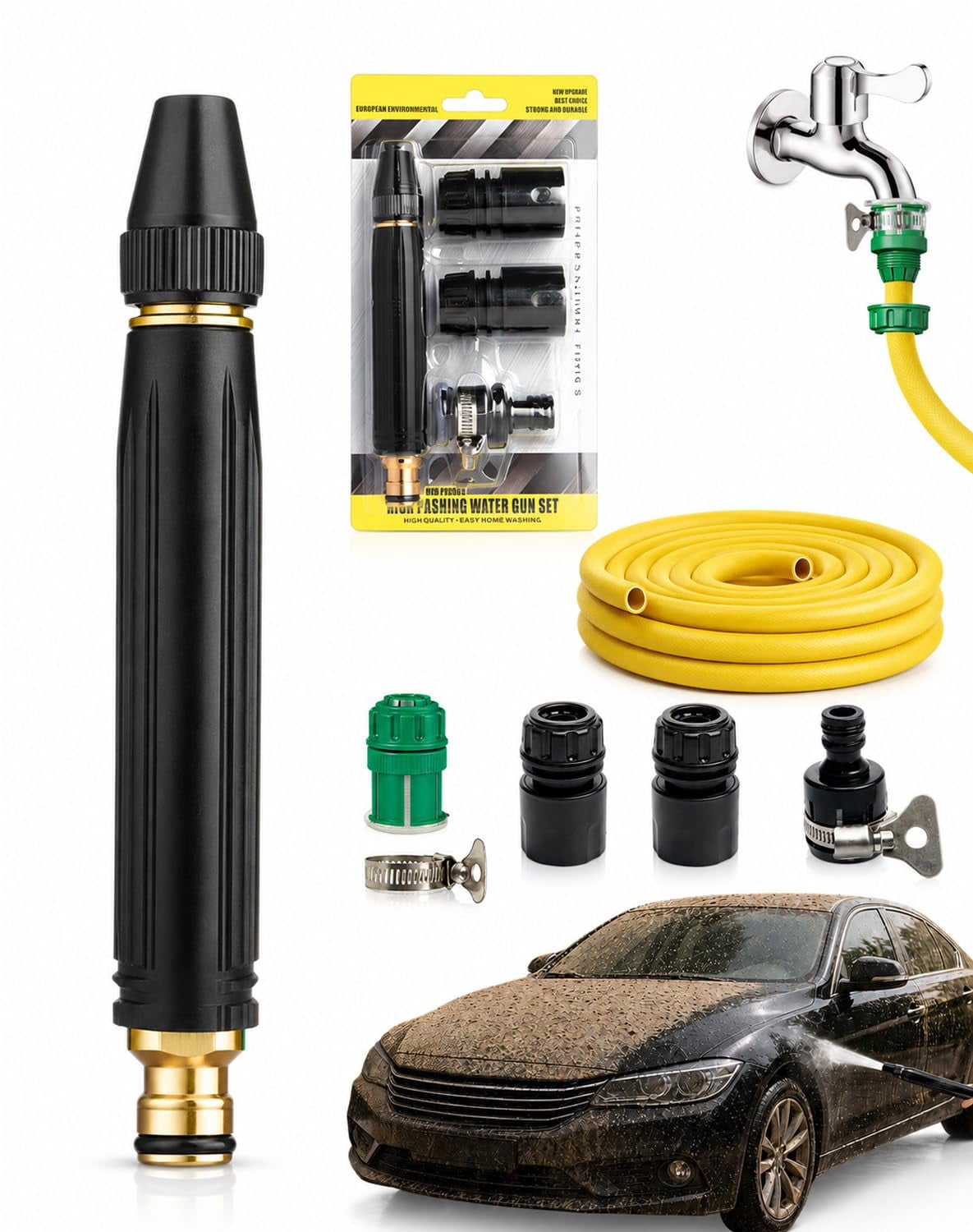 Heavy Duty Adjustable Twist Hose Nozzle Jet Sweeper Nozzle - 2026 ...