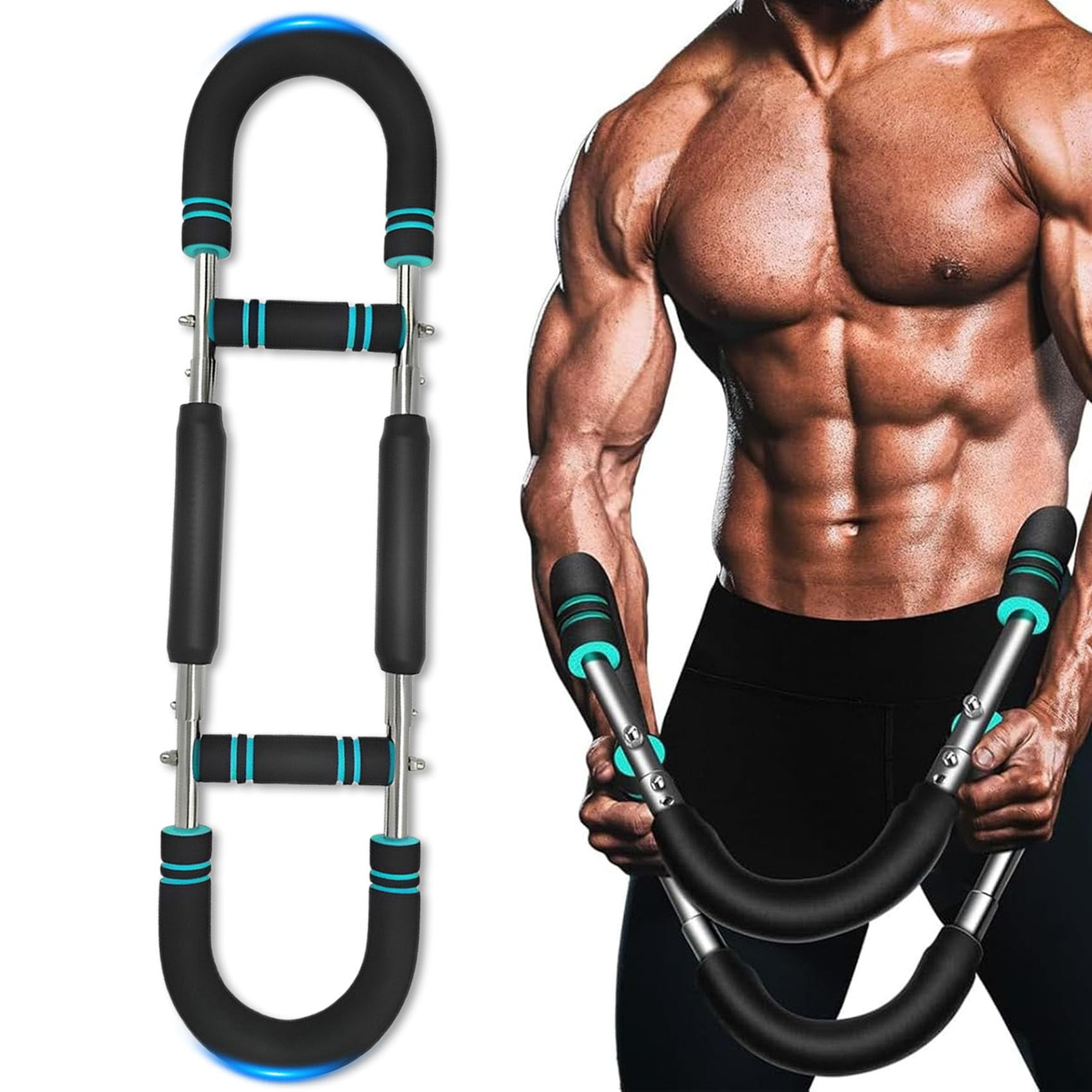 Heavy-Duty Adjustable Twister Arm Trainer Pro, 40-120lb Steel ...