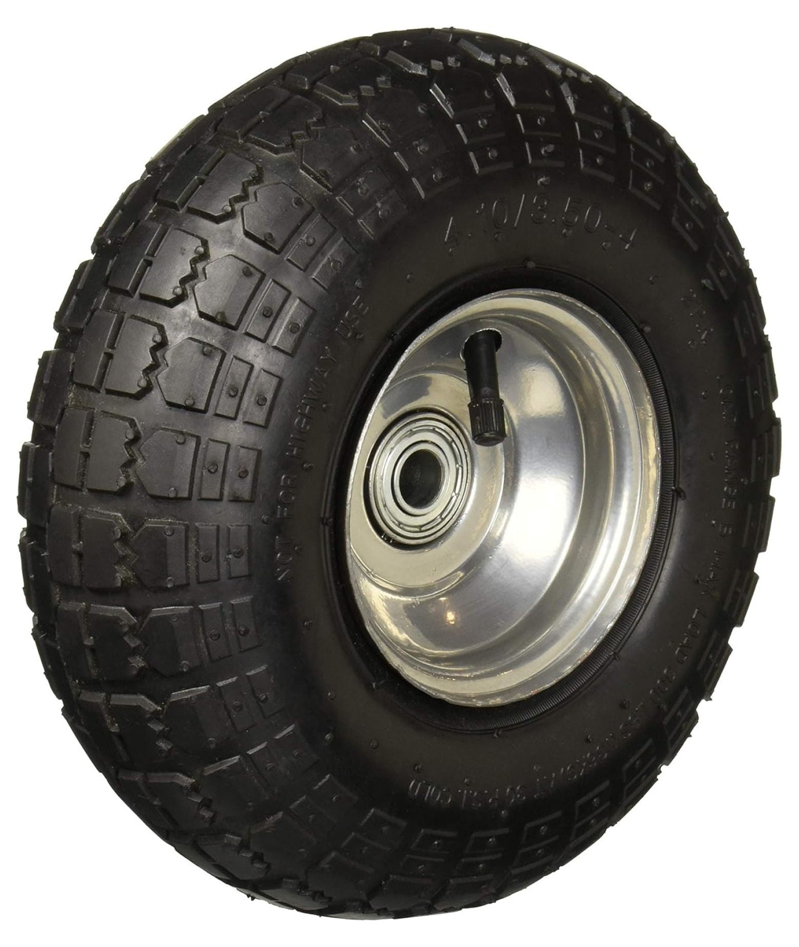Heavy Duty Air Tire Replacement Wheel, Extra Wide Tires for Wagon ...